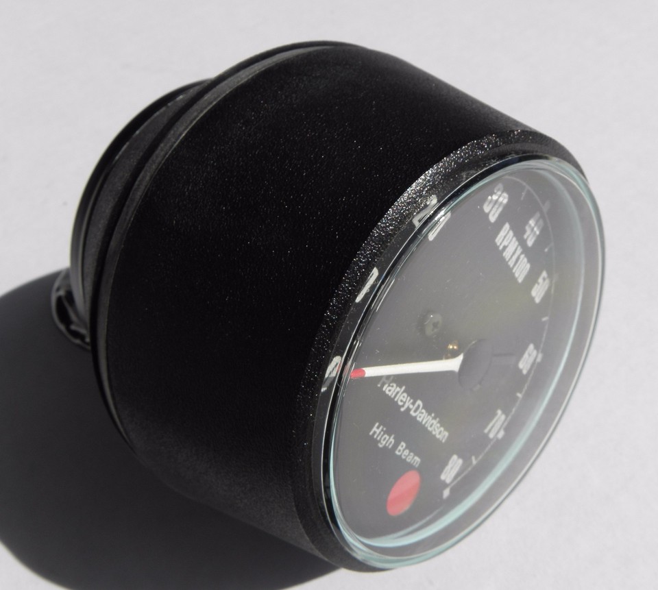 NOS NEW Harley Davidson Sportster XL XLH FX FXR Red Dot Tach Tachometer ...