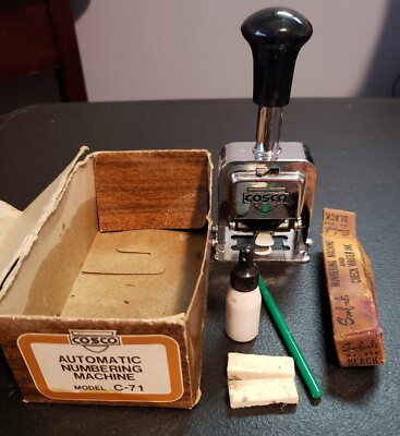 Numbering Machines - Cosco Numbering Machine