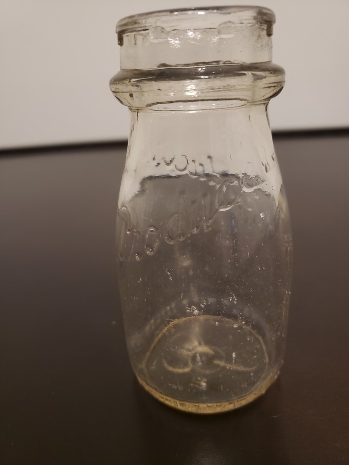 Vintage Embossed Half Pint Milk Bottle Crystal Dairy Co. Springfield ...
