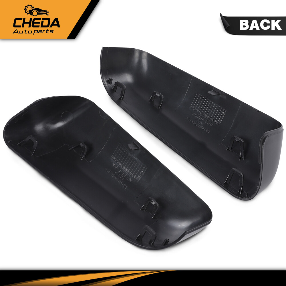 2Pcs Mirror Cover Set Fit For 2009-2014 Ford F150 Upper Cap Black Left ...
