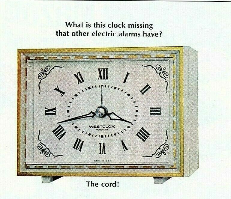 Vintage Ad Print Westclox Alarm Clock & Wall Clocks, 1965, 6.5 x 8. | eBay