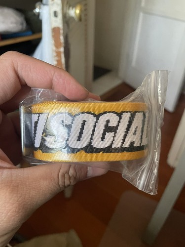 DS Anti Social Social Club Yellow ASSC Hold Me Black Belt Supreme Bape ...