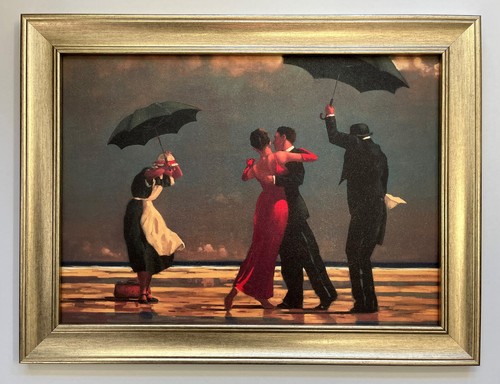 Jack Vettriano - The Singing Butler Framed Canvas Effect Print 55cm x ...