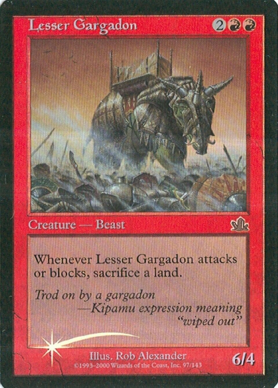MTG - Prophecy - Lesser Gargadon - Foil - | eBay