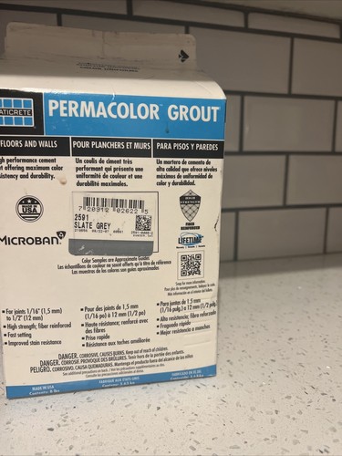 Laticrete PERMACOLOR Select Grout - Color Kits - Slate Grey | eBay