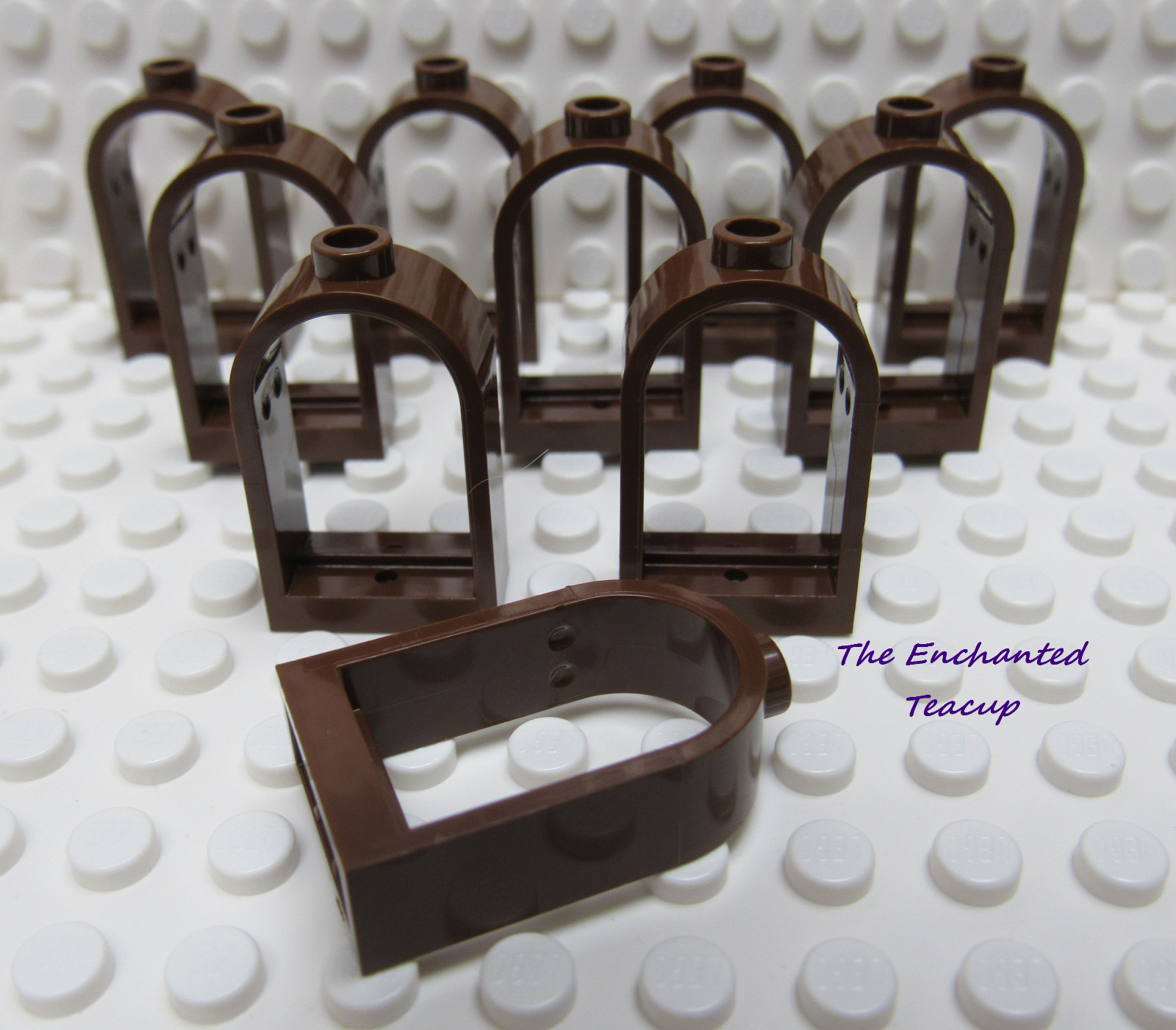 Lego Arched Window 1 x 2 x 2 2/3 - Lot of 10 Vintage Brown - New | eBay