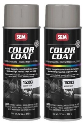 SEM 15393, Medium Gray, Color Coat Vinyl Paint, Aerosol (2 Cans) | eBay