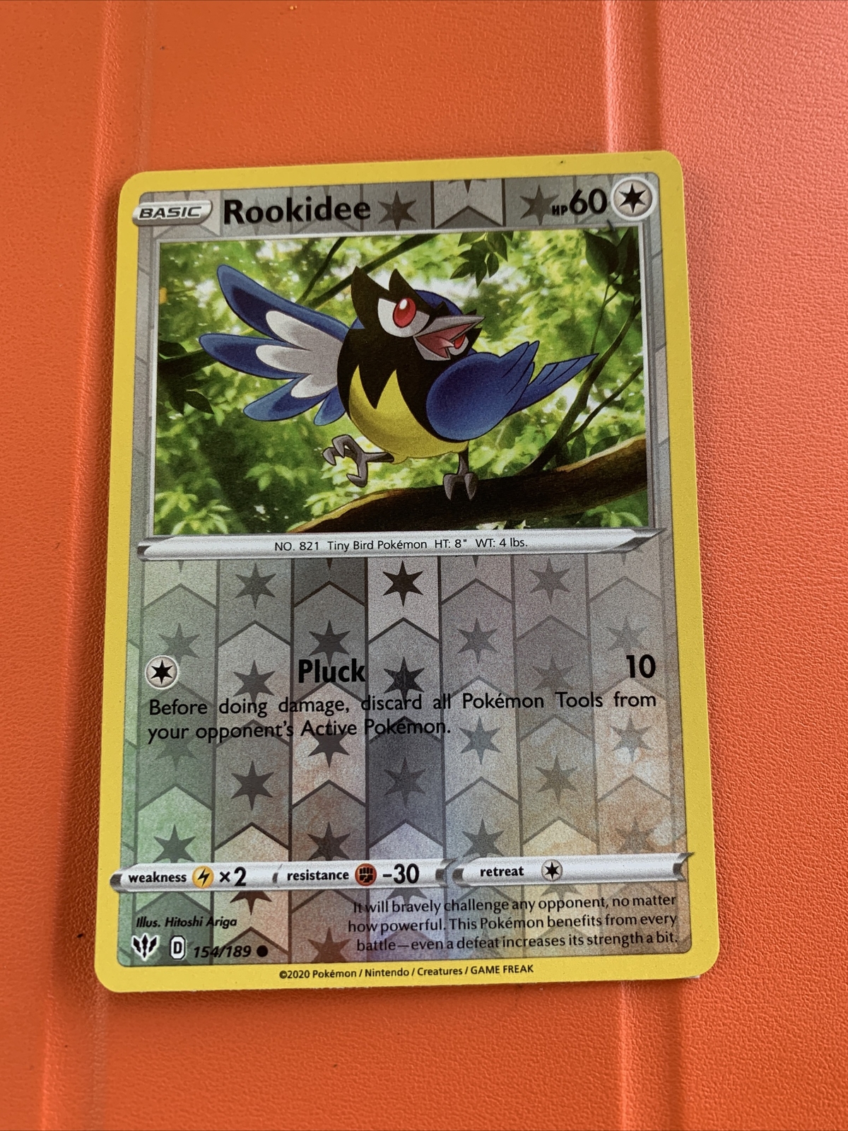 Pokémon TCG Rookidee Darkness Ablaze 154/189 Reverse Holo Common | eBay