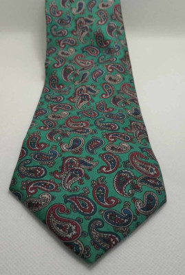 Carlo Columbo Multicolor 100% Silk Classic Length and Width Men's Tie ...