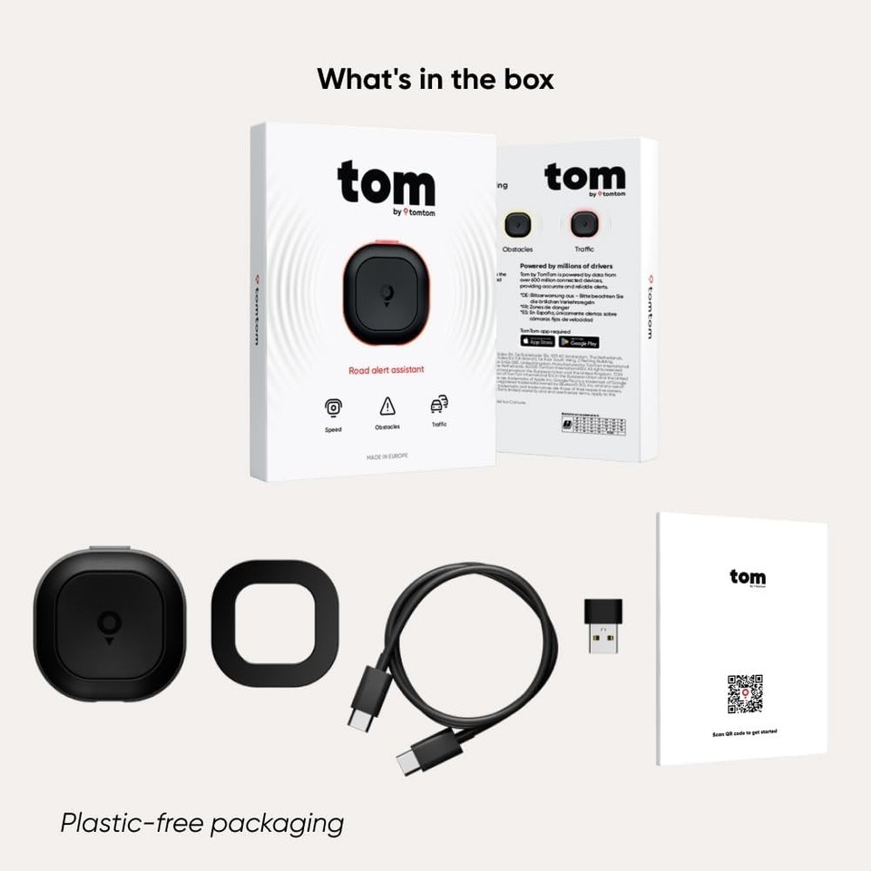 TomTom road alert assistant Tom (Speed camera alerts, traffic, road ...
