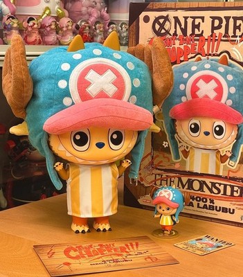 USA Authentic POPMART MEGA LABUBU 400% Tony Tony Chopper One Piece ...