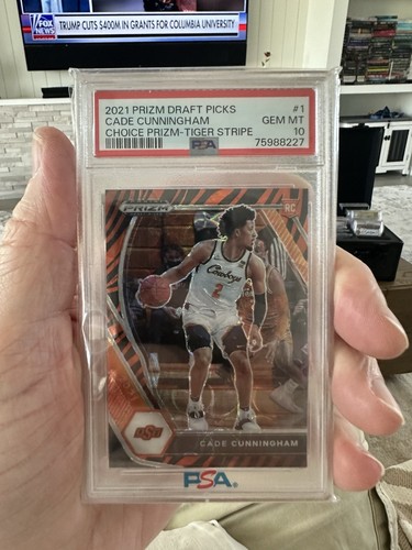 2021 Prizm Draft Picks-Choice Prizm Tiger Stripe Cade Cunningham (RC ...