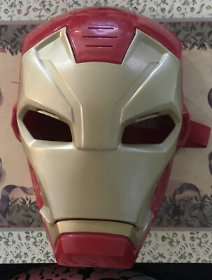 Marvel Iron Man Mask Costume Open-Up Cosplay Dress Up Halloween ...