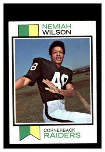 1973 Topps #398 Nemiah Wilson Oakland Raiders EX-MT | eBay