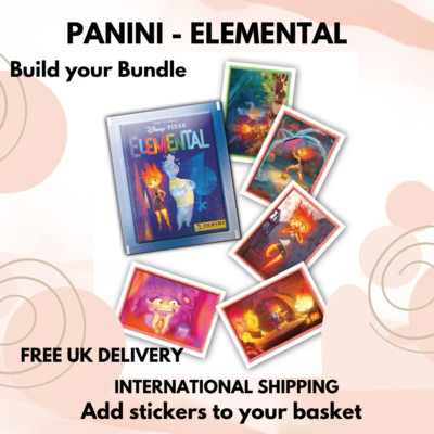 Panini ELEMENTAL Disney Pixar Single Stickers choose one from 1-168, H1 ...
