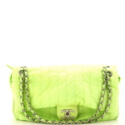 Chanel Soft Shell Flap Bag Vertical Quilted Nylon Jumbo | eBay