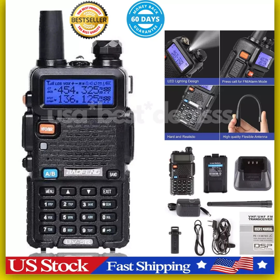 Digital Handheld Radio Scanner Fire Police VHF FM EMS Ham 2 Way ...