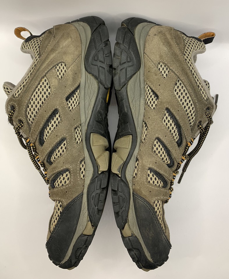 MEN'S MERRELL VIBRAM J86595 MOAB VENTILATOR WALNUT HIKING SHOES SIZE 8. ...