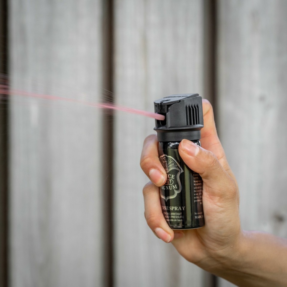 3 POLICE MAGNUM Pepper Spray Self Defense 2oz FlipTop Fogger Security ...