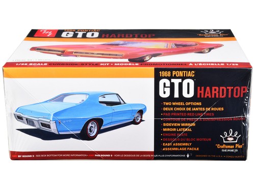 1968 Pontiac GTO Model Kit 1/25 Scale AMT Craftsman Plus Hardtop ...