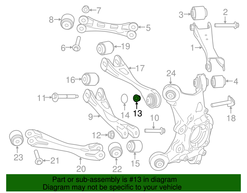 Genuine BMW Lower Control Arm Nut 31106890194 | eBay