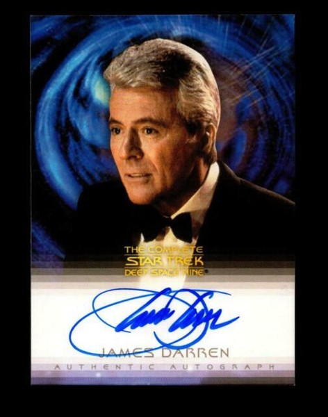 Star Trek Deep Space 9 Quotable Autograph Card James Darren as Vic ...