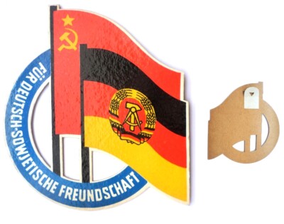 East german DDR SIGN GDR USSR Society for German–Soviet Friendship ...