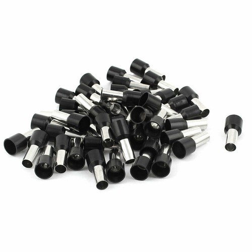 50 x 16mm2 Crimp Cord End Terminal Insulated Bootlace Ferrule Connector ...