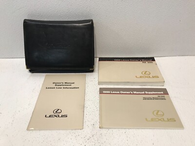 99 1999 Lexus RX 300 RX300 Owners Manual | eBay