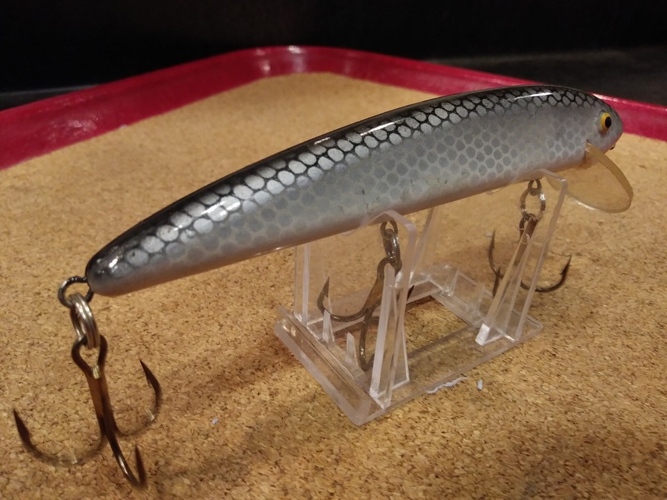 GRANDMA M6 G-21 "SILVER SCALE/BLACK" Musky Muskie Pike Fishing Lure ...