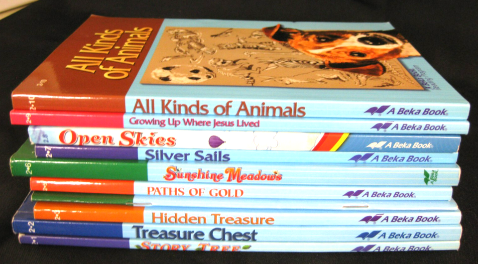 Abeka book Reading Program 2nd grade Student readers homeschooling lot ...