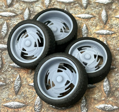 Resin 21/20 Inch: Retro “Intro Sphere” Model car Wheels/Tires 1/24 1/25 ...