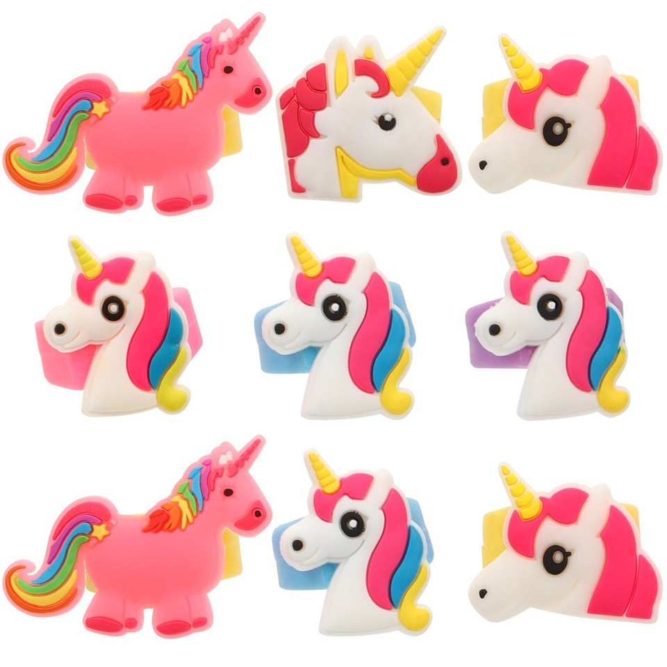 20 pcs ragazze unicorno anelli anelli di dito gioielli unicorno anelli ...