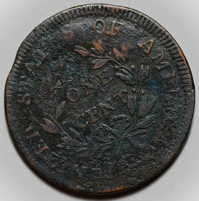 1797 Draped Bust Large Cent - Reverse of 97 (S-138) - US 1c Copper Coin ...