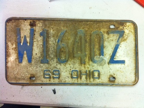 1969 Ohio License Plate | eBay