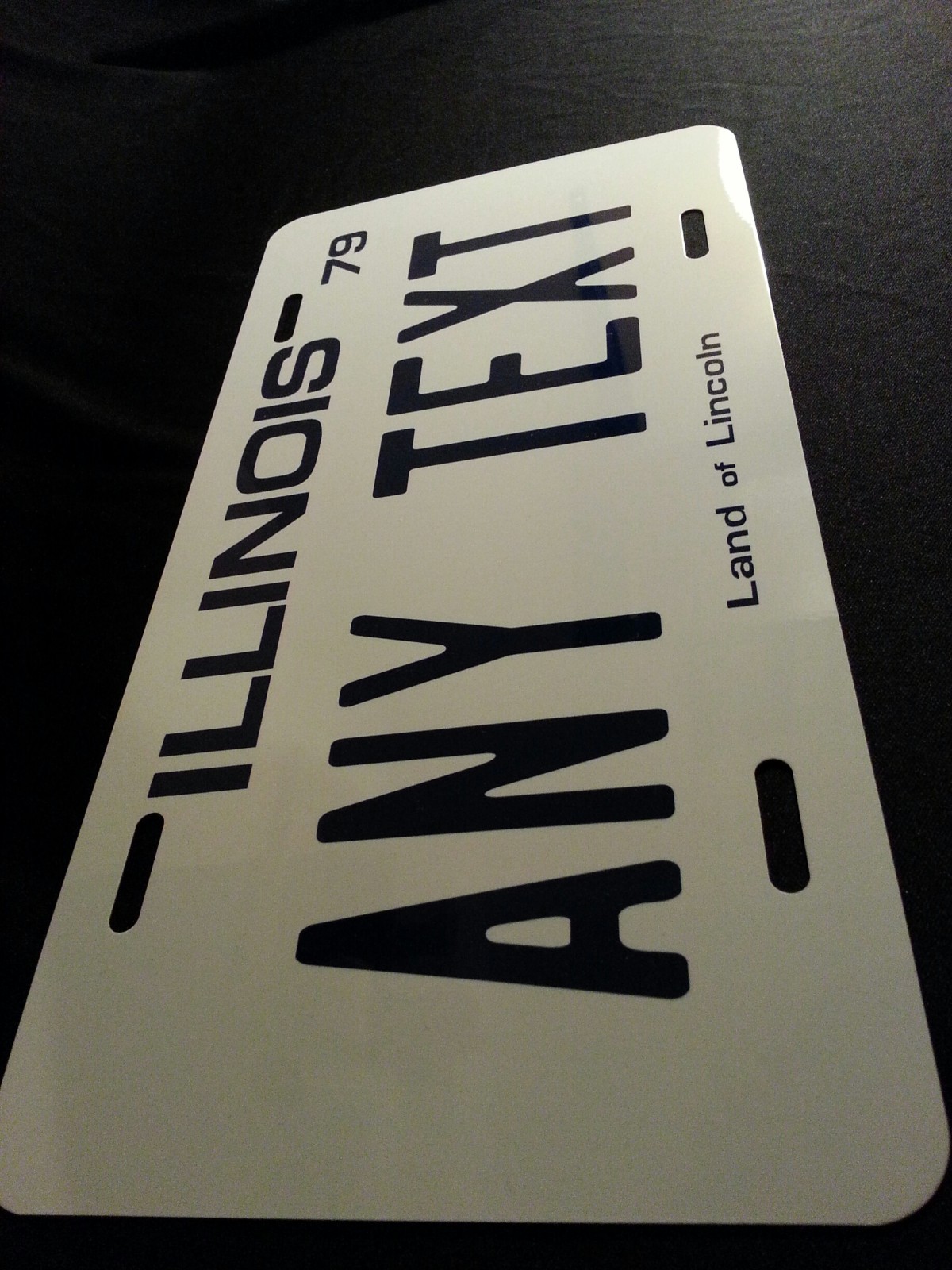 Personalized Illinois Custom Aluminum, Novelty, State License Plate | eBay