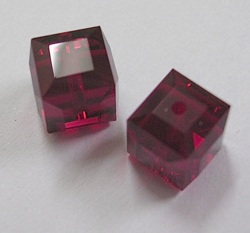 SWAROVSKI CRYSTAL ELEMENT #5601 CUBE SPACER BEAD ~ Many Color & Size | eBay