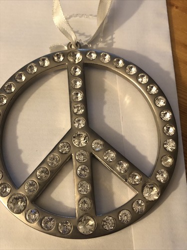 Peace Sign Silver Decor | eBay