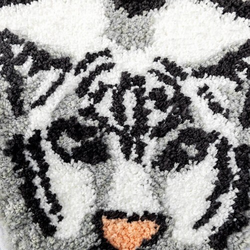 Faux Fur Tiger Print Animal Skin Hide Pelt Area Rug Mat Non Slip Carpet ...