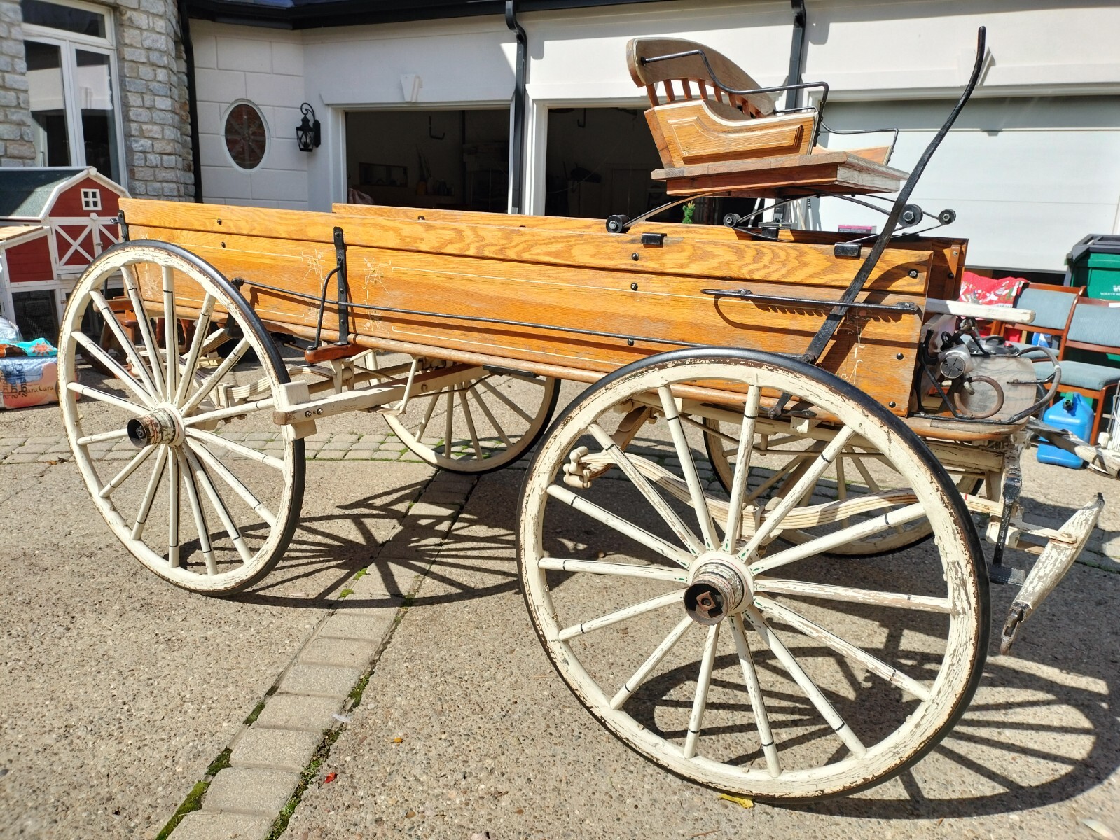 Vintage Swab Wagon Company-built 2-Horse Wagon | eBay