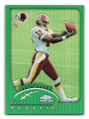 Cliff Russell 2002 Topps Chrome Refractor RC Rookie #190-REDSKINS | eBay