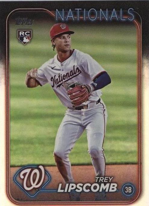 2024 Topps Update Series - Trey Lipscomb #US143 Rainbow Foil (RC) for ...