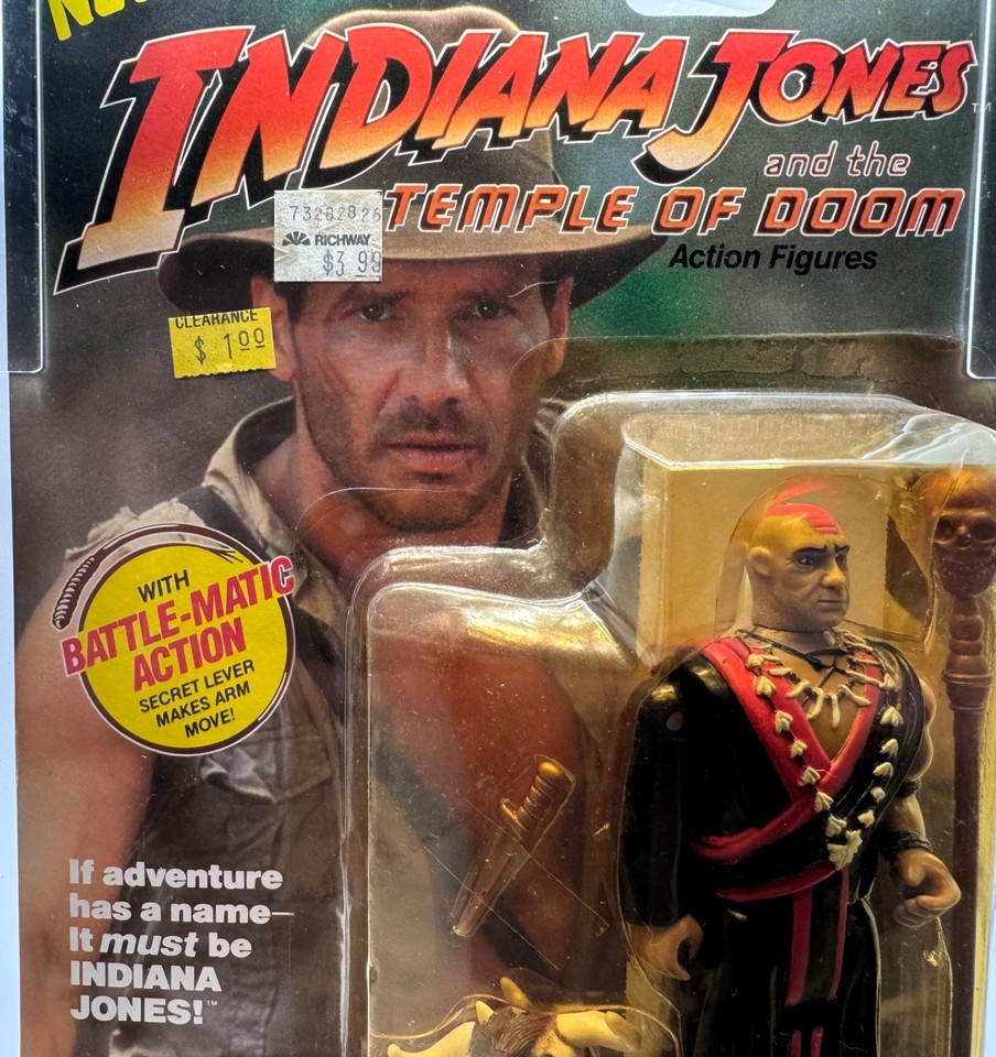 Vintage 1984 LJN MOLA RAM Indiana Jones Temple of Doom Action Figure ...