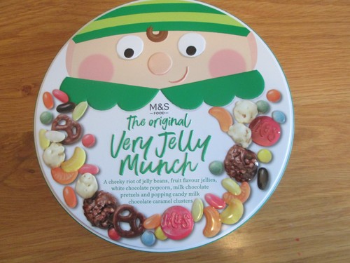 EMPTY M&S Collectible Tin The Original Very Jelly Munch Christmas Elf ...