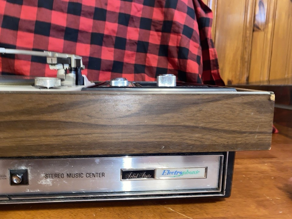 ELECTROPHONIC Solid State Modular Stereo System PKT-214E Turntable 8 ...