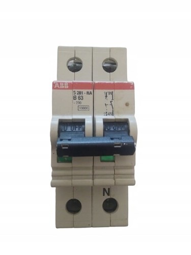 Circuit breaker 1P+NB 63A S281-NA B63 ABB /#Z L1UK 1143 | eBay