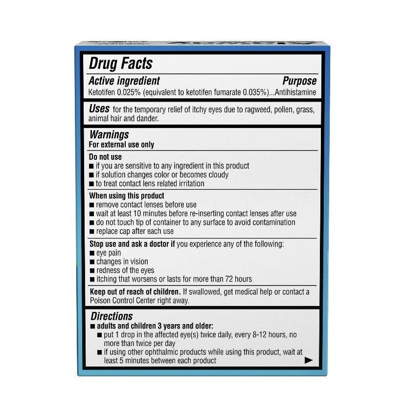 Bausch & Lomb Alaway Twin Pack Antihistamine Eye Itch Relief Drops {Exp ...