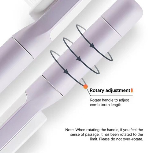 Massage Airbag Comb Straight Hair Comb Rotation Handles Cleaning Hair ...