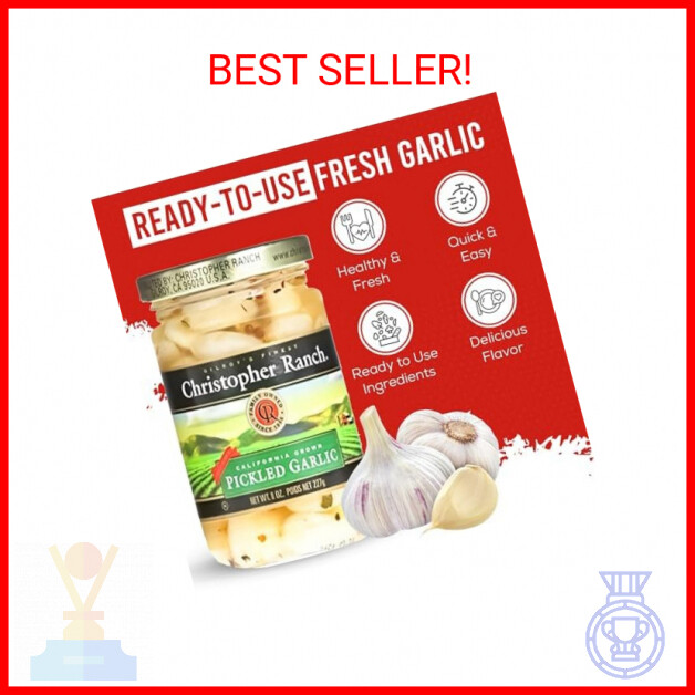 Christopher Ranch PICKLED GARLIC – Famous Award Winning Heirloom Garlic ...