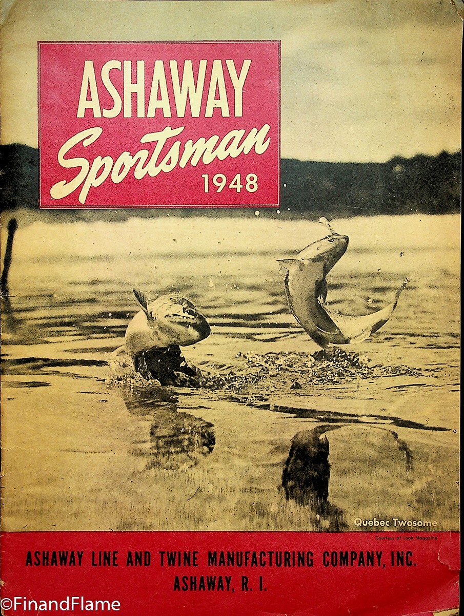 Scarce Vintage 1948 C Ashaway Line Sportsman Fishing Annual Magazine ...